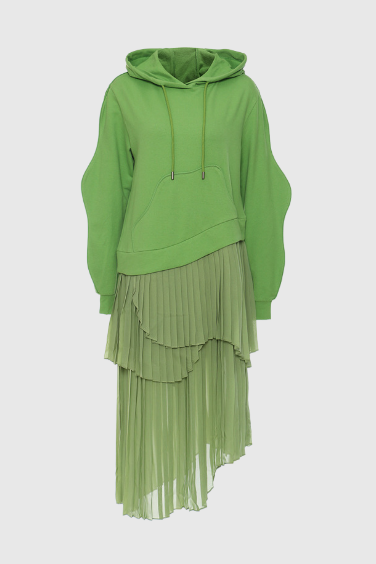 Daivya Deconstruct Asymmetric Mesh Maxi Dress – Innovare Denim