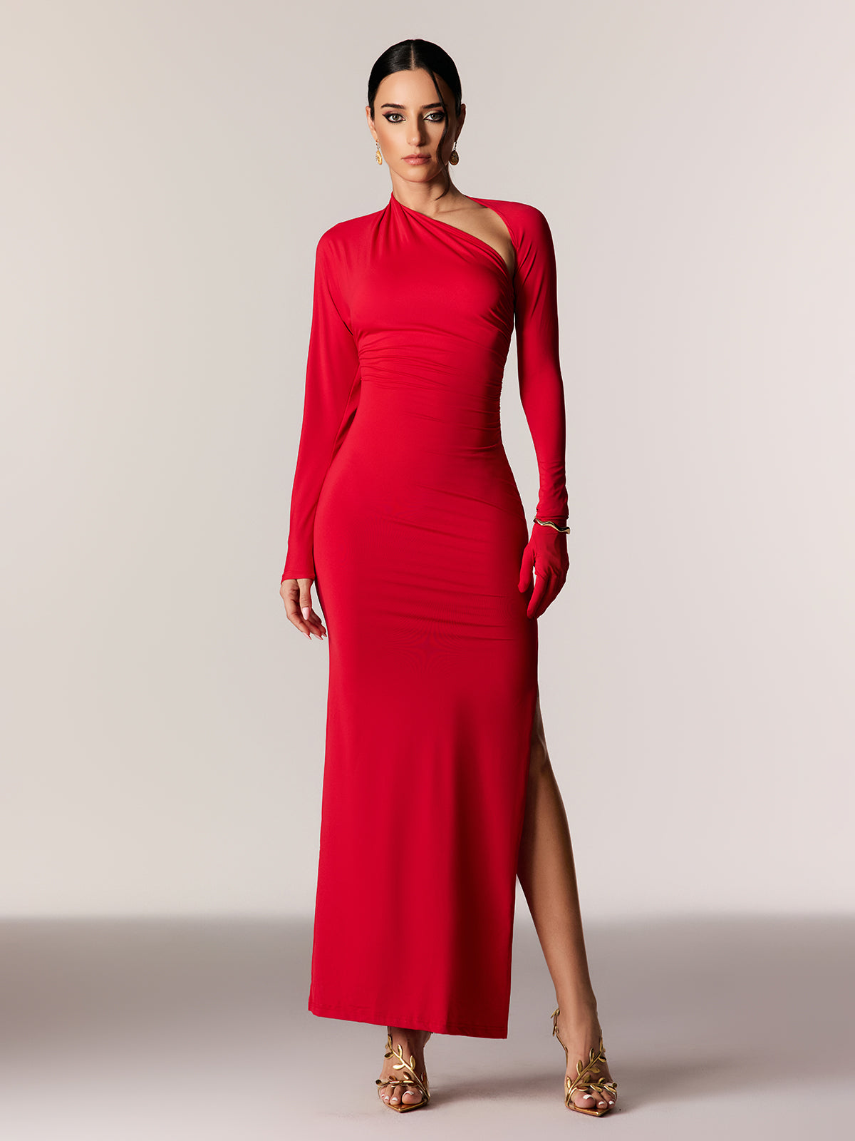 Denver Cutout High Split Maxi Dress – Innovare Denim