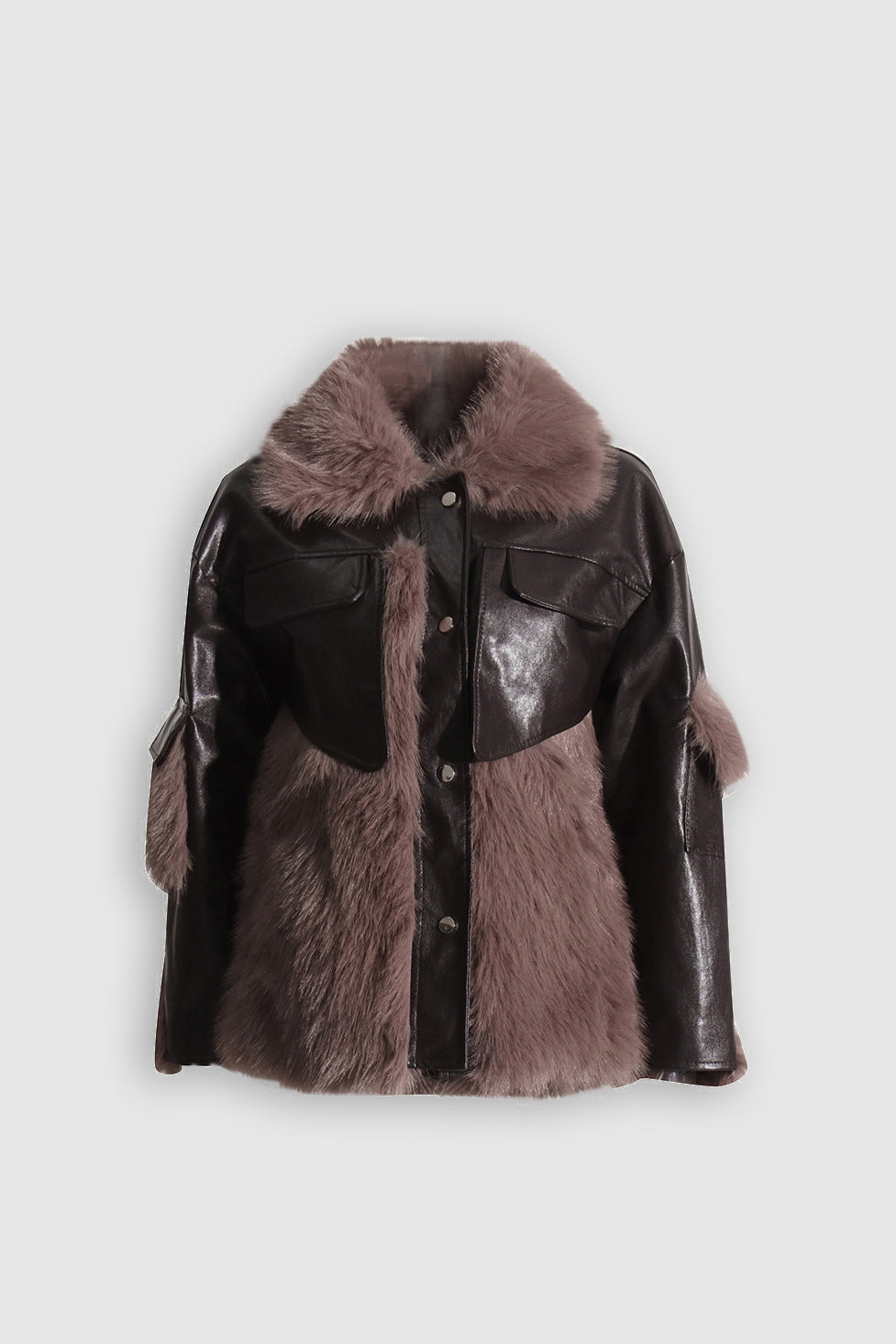 Faith Leather Fur Jacket – Innovare Denim