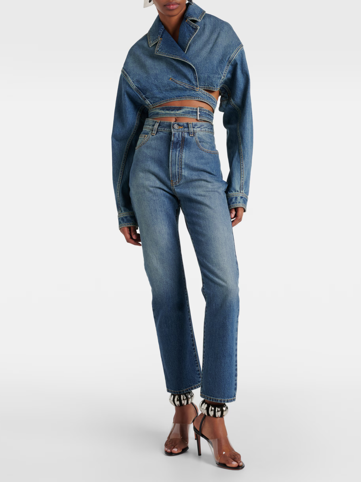 Karter Hollow Cross Denim Jacket – Innovare Denim